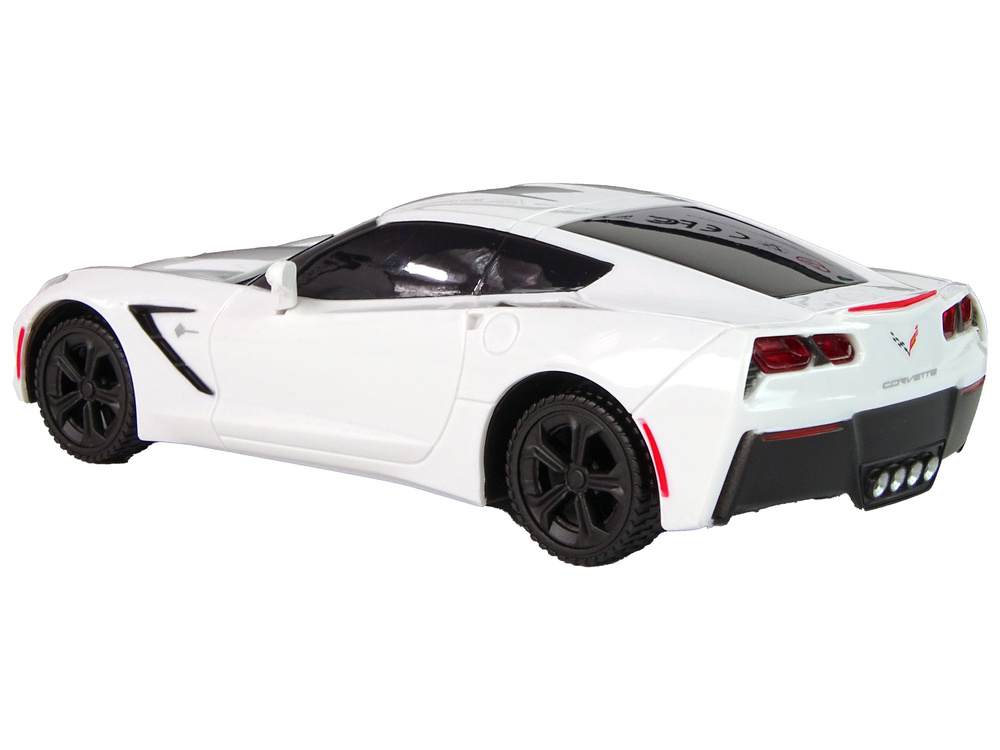 Auto Sportowe Corvette C7 1:24 Białe - 13811 - LeanToys